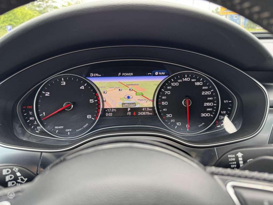 Melns Audi A6 2014 Telšiai, ar dzinēja tilpumu 2.97 L un nobraukumu 244 tūkst. km par 12999 €, foto 36 vietnē AUTOMOTO.COM.LV