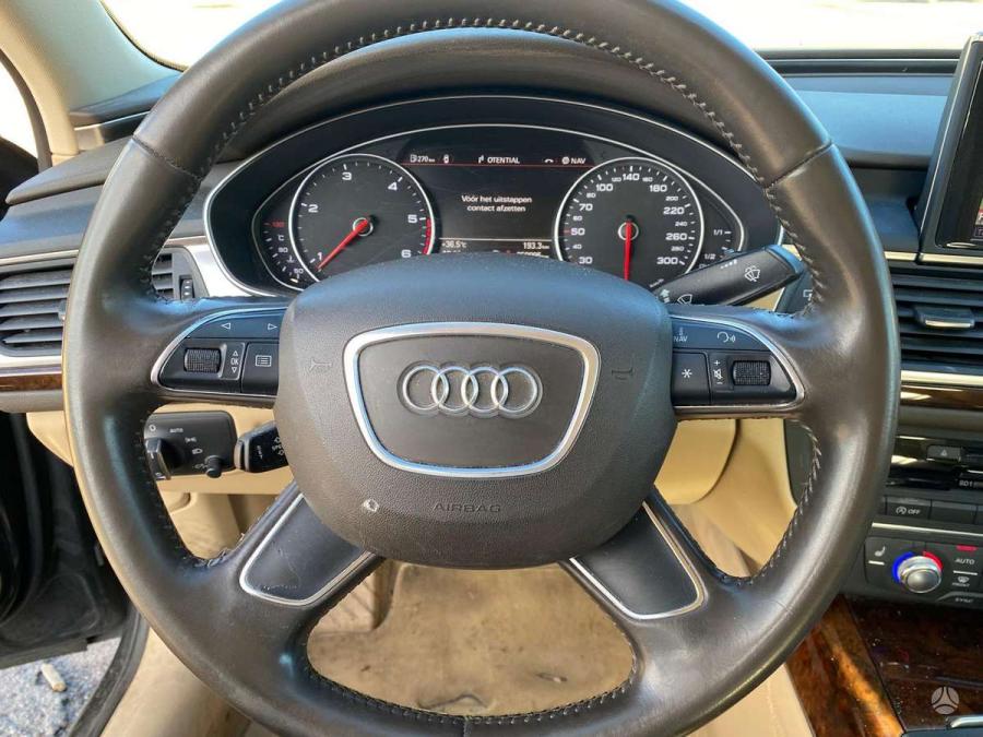 Melns Audi A6 2014 Raseiniai, ar dzinēja tilpumu 1.97 L un nobraukumu 359 tūkst. km par 7300 €, foto 13 vietnē AUTOMOTO.COM.LV