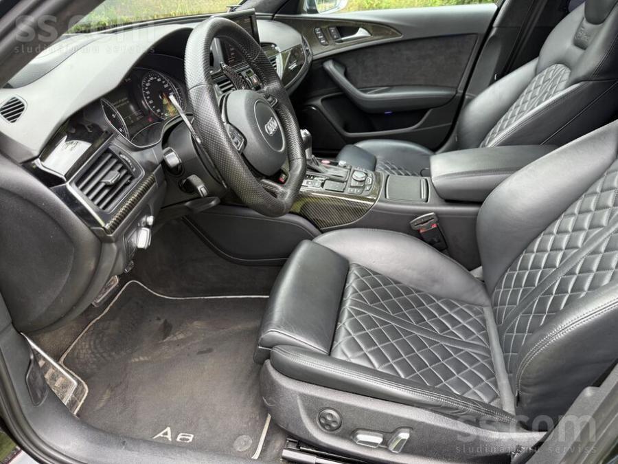 Melns Audi A6 2014 Rīga, ar dzinēja tilpumu 3.00 L un nobraukumu 263 tūkst. km par 15200 €, foto 15 vietnē AUTOMOTO.COM.LV