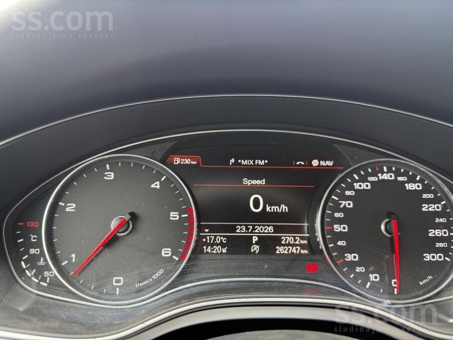 Melns Audi A6 2014 Rīga, ar dzinēja tilpumu 3.00 L un nobraukumu 263 tūkst. km par 15200 €, foto 18 vietnē AUTOMOTO.COM.LV