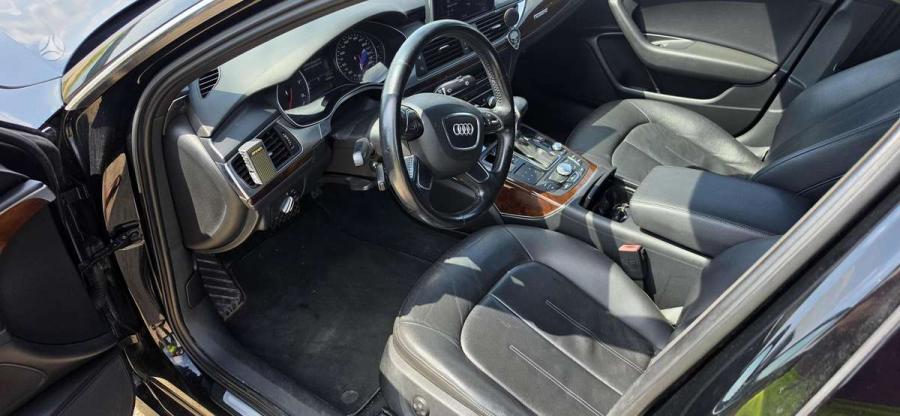 Melns Audi A6 2014 Kauņa, ar dzinēja tilpumu 2.00 L un nobraukumu 140 tūkst. km par 11500 €, foto 13 vietnē AUTOMOTO.COM.LV
