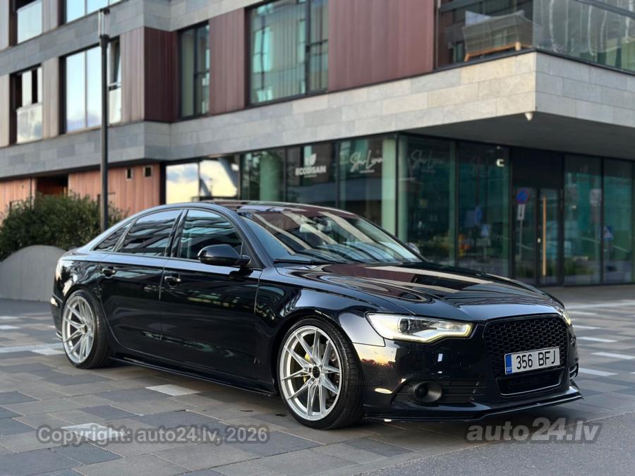 Melns Audi A6 2014 Tallina, ar dzinēja tilpumu 3.00 L un nobraukumu 342 tūkst. km par 12000 €, foto 4 vietnē AUTOMOTO.COM.LV