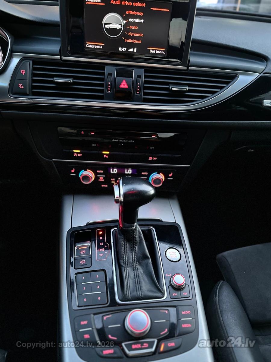 Melns Audi A6 2014 Tallina, ar dzinēja tilpumu 3.00 L un nobraukumu 342 tūkst. km par 12000 €, foto 16 vietnē AUTOMOTO.COM.LV