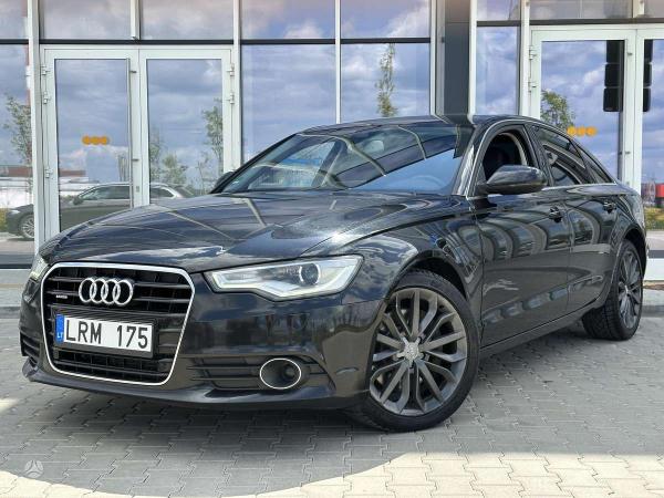 Black Audi A6 2014 in Vilnius, with an engine capacity of 2.97 L and mileage of 388 thousand km for 7500 €, photo 3 on AUTOMOTO.COM.LV