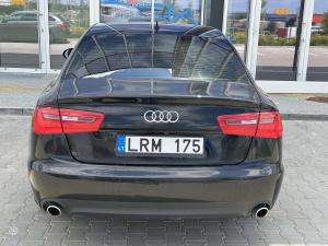 Black Audi A6 2014 in Vilnius, with an engine capacity of 2.97 L and mileage of 388 thousand km for 7500 €, photo 6 on AUTOMOTO.COM.LV