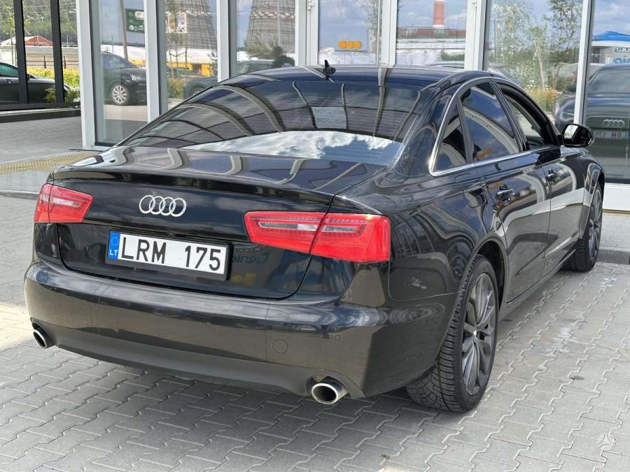 Black Audi A6 2014 in Vilnius, with an engine capacity of 2.97 L and mileage of 388 thousand km for 7500 €, photo 7 on AUTOMOTO.COM.LV