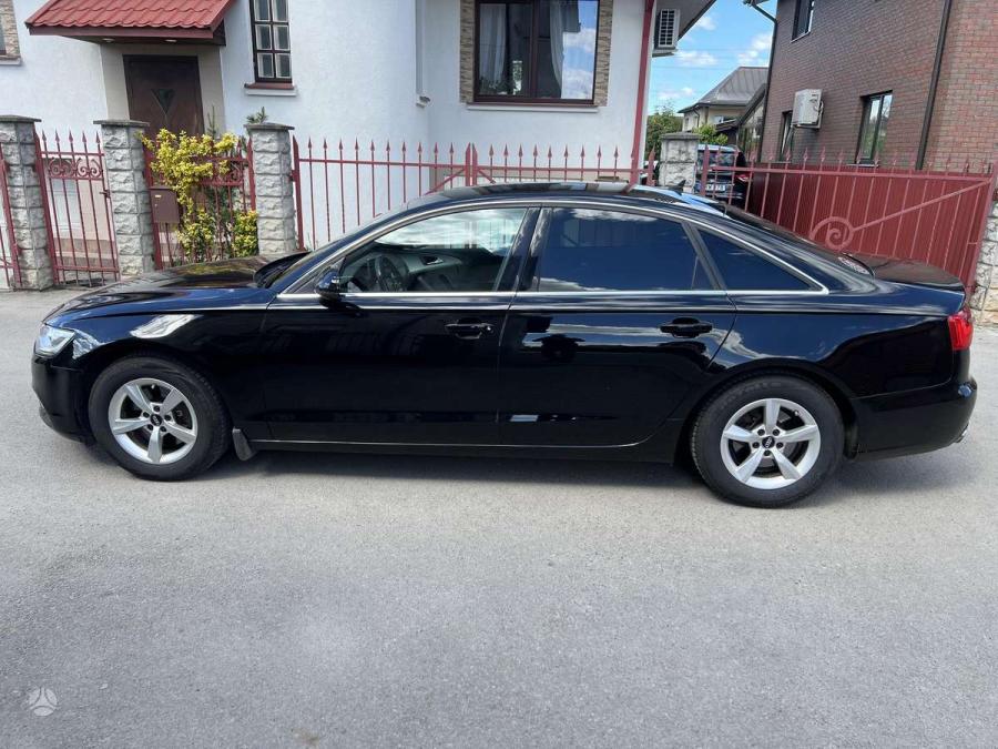 Black Audi A6 2014 in Kaunas, with an engine capacity of 1.97 L and mileage of 230 thousand km for 8999 €, photo 4 on AUTOMOTO.COM.LV