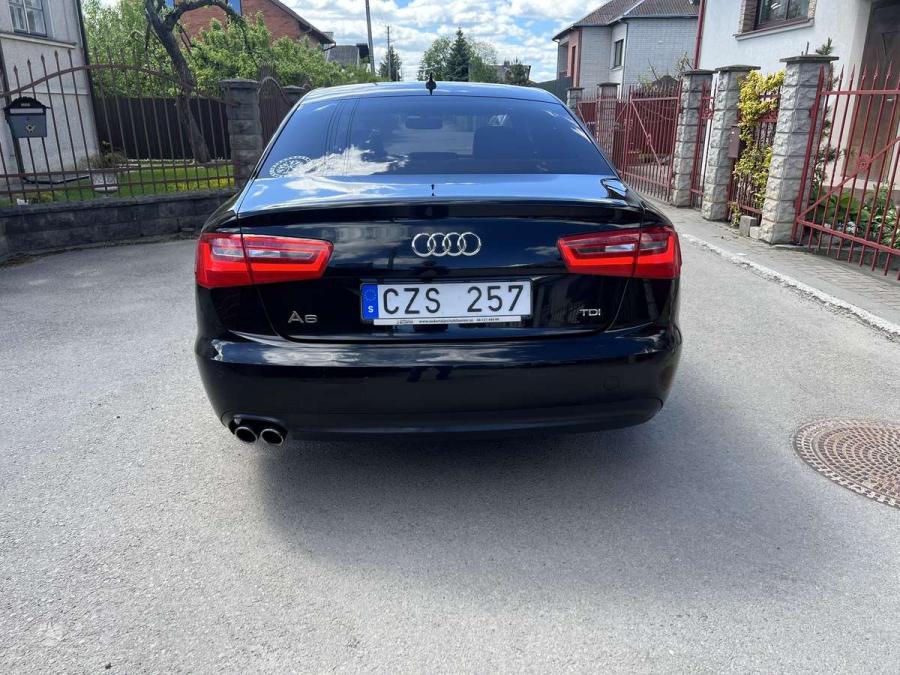 Black Audi A6 2014 in Kaunas, with an engine capacity of 1.97 L and mileage of 230 thousand km for 8999 €, photo 6 on AUTOMOTO.COM.LV