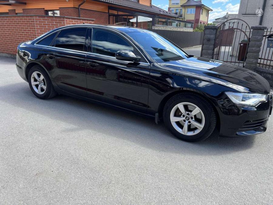 Black Audi A6 2014 in Kaunas, with an engine capacity of 1.97 L and mileage of 230 thousand km for 8999 €, photo 8 on AUTOMOTO.COM.LV