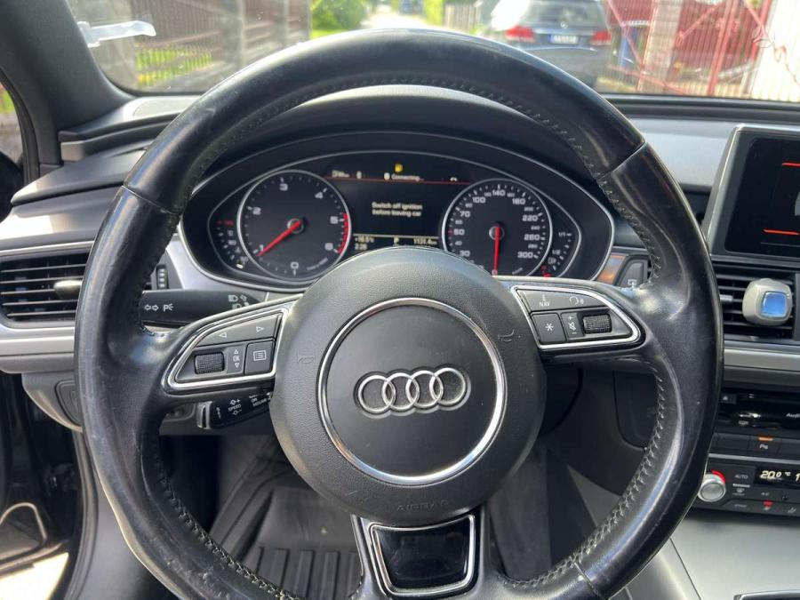 Black Audi A6 2014 in Kaunas, with an engine capacity of 1.97 L and mileage of 230 thousand km for 8999 €, photo 13 on AUTOMOTO.COM.LV