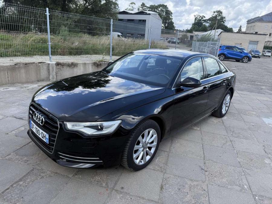 Black Audi A6 2014 in Telschi, with an engine capacity of 1.97 L and mileage of 268 thousand km for 9000 €, photo 1 on AUTOMOTO.COM.LV