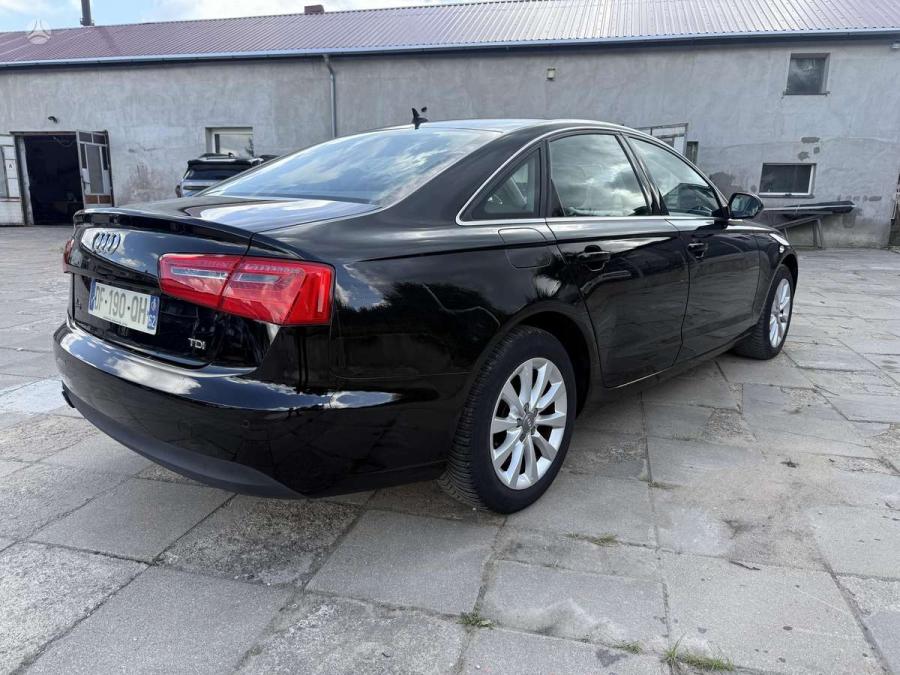 Black Audi A6 2014 in Telschi, with an engine capacity of 1.97 L and mileage of 268 thousand km for 9000 €, photo 4 on AUTOMOTO.COM.LV