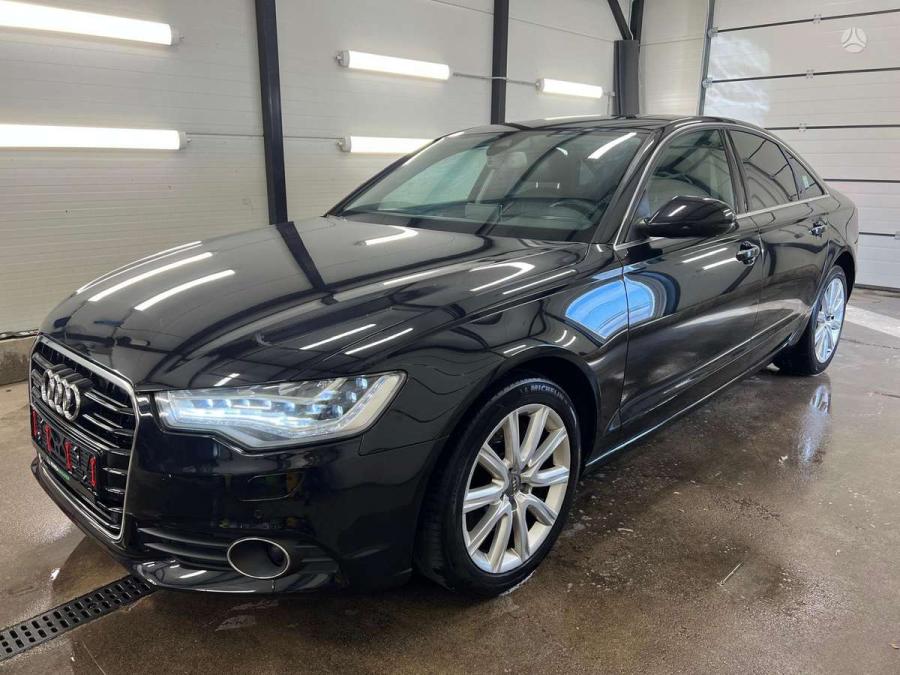 Black Audi A6 2014 in Vilnius, with an engine capacity of 2.97 L and mileage of 315 thousand km for 9317 €, photo 5 on AUTOMOTO.COM.LV