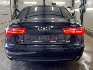 Black Audi A6 2014 in Vilnius, with an engine capacity of 2.97 L and mileage of 315 thousand km for 9317 €, photo 8 on AUTOMOTO.COM.LV