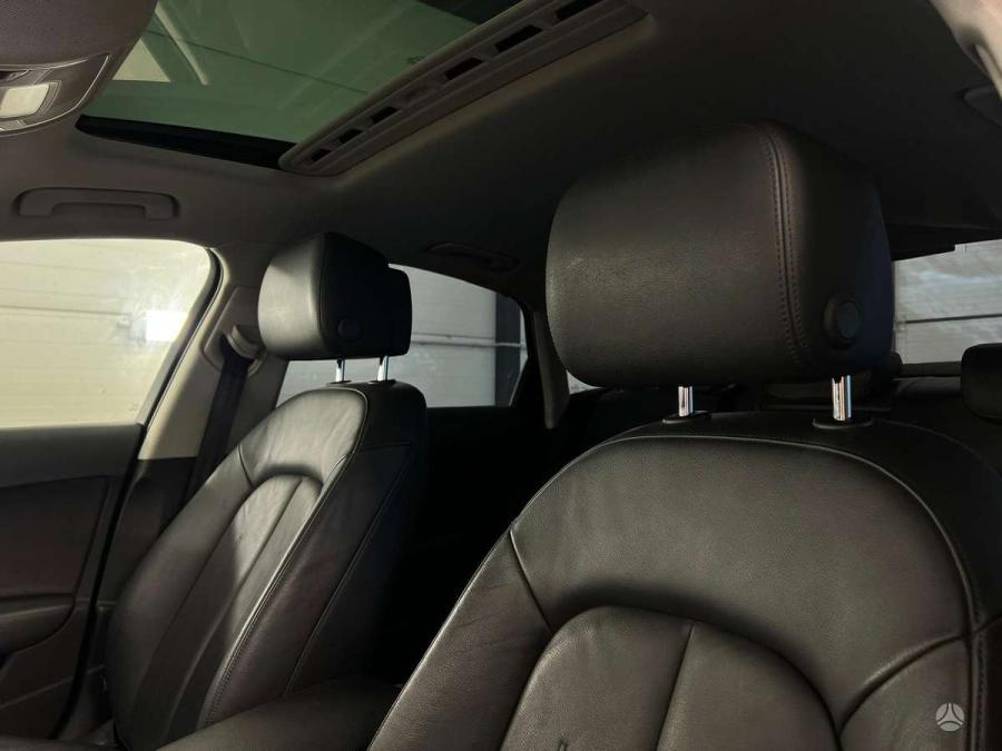 Black Audi A6 2014 in Vilnius, with an engine capacity of 2.97 L and mileage of 315 thousand km for 9317 €, photo 14 on AUTOMOTO.COM.LV