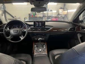 Black Audi A6 2014 in Vilnius, with an engine capacity of 2.97 L and mileage of 315 thousand km for 9317 €, photo 23 on AUTOMOTO.COM.LV