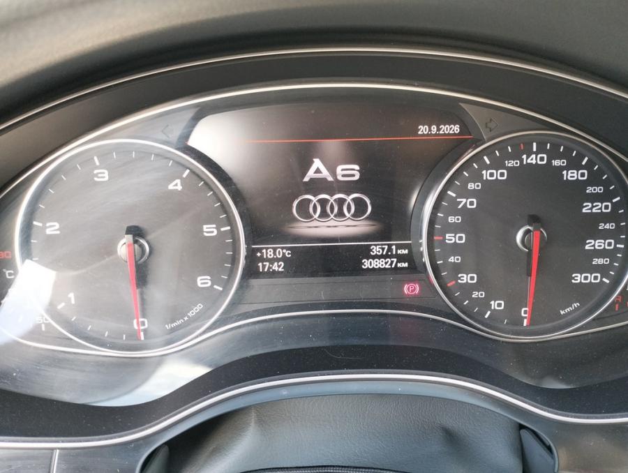 Melns Audi A6 2014 Kohtla-Jerve, ar dzinēja tilpumu 2.00 L un nobraukumu 309 tūkst. km par 8499 €, foto 22 vietnē AUTOMOTO.COM.LV