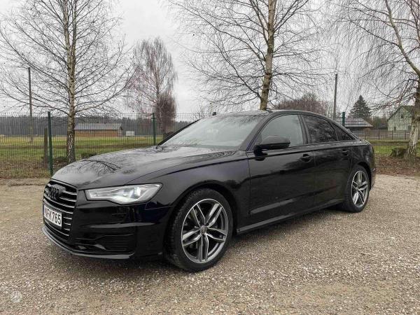 Black Audi A6 2015 in Sakiai, with an engine capacity of 2.97 L and mileage of 334 thousand km for 12800 €, photo 1 on AUTOMOTO.COM.LV