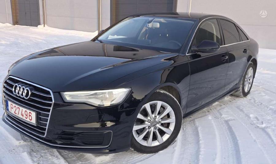 Black Audi A6 2015 in Kretinga, with an engine capacity of 2.97 L and mileage of 280 thousand km for 13999 €, photo 4 on AUTOMOTO.COM.LV