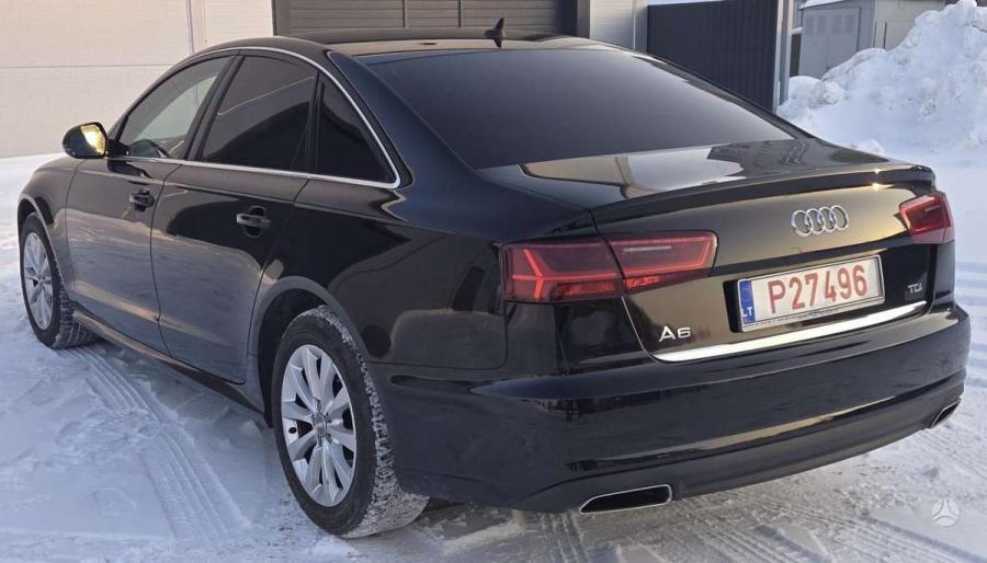 Black Audi A6 2015 in Kretinga, with an engine capacity of 2.97 L and mileage of 280 thousand km for 13999 €, photo 8 on AUTOMOTO.COM.LV