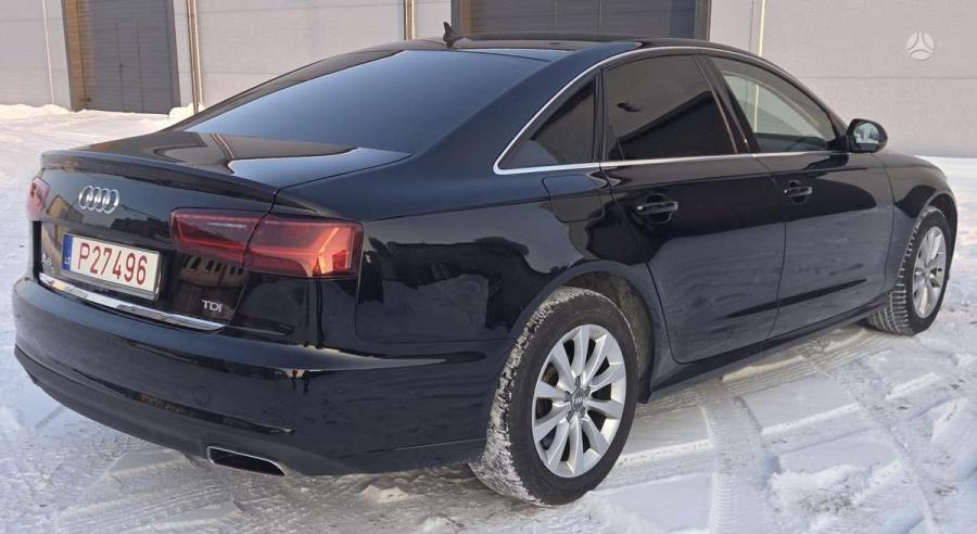 Black Audi A6 2015 in Kretinga, with an engine capacity of 2.97 L and mileage of 280 thousand km for 13999 €, photo 9 on AUTOMOTO.COM.LV