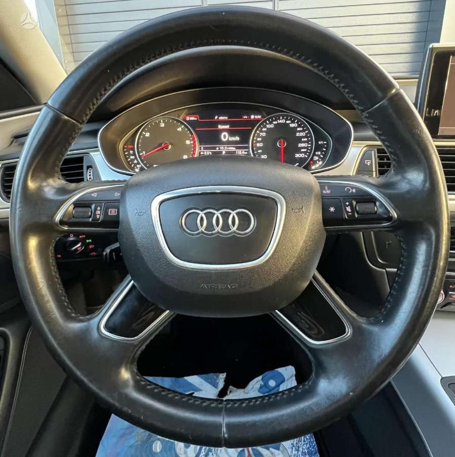 Black Audi A6 2015 in Kretinga, with an engine capacity of 2.97 L and mileage of 280 thousand km for 13999 €, photo 16 on AUTOMOTO.COM.LV