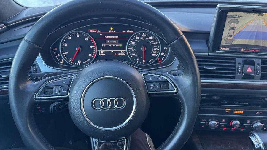 Melns Audi A6 2015 Viļņa, ar dzinēja tilpumu 2.00 L un nobraukumu 144 tūkst. km par 8100 €, foto 11 vietnē AUTOMOTO.COM.LV