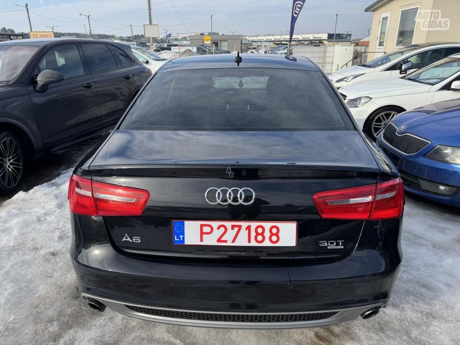 Melns Audi A6 2015 Viļņa, ar dzinēja tilpumu 3.00 L un nobraukumu 156 tūkst. km par 10500 €, foto 4 vietnē AUTOMOTO.COM.LV