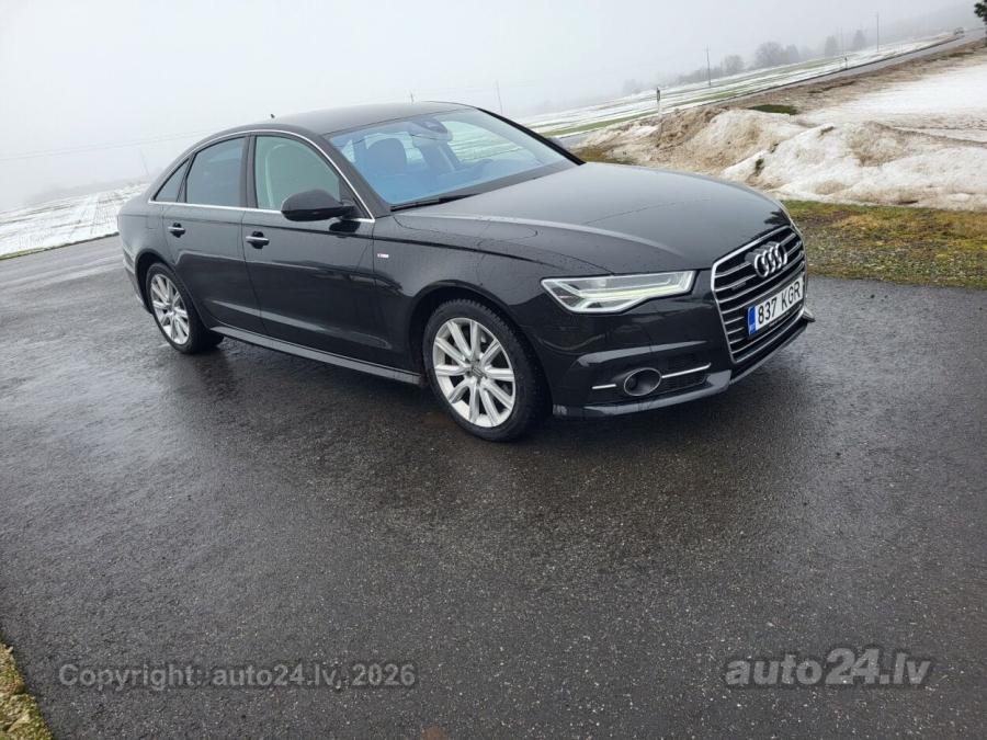 Black Audi A6 2015 in Tallinn, with an engine capacity of 3.00 L and mileage of 225 thousand km for 15900 €, photo 1 on AUTOMOTO.COM.LV