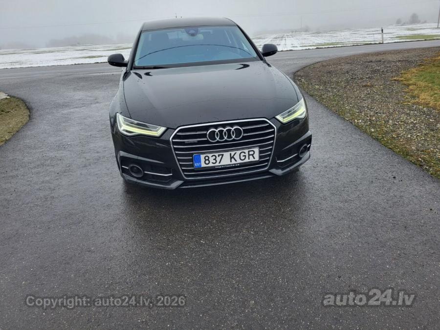 Black Audi A6 2015 in Tallinn, with an engine capacity of 3.00 L and mileage of 225 thousand km for 15900 €, photo 2 on AUTOMOTO.COM.LV