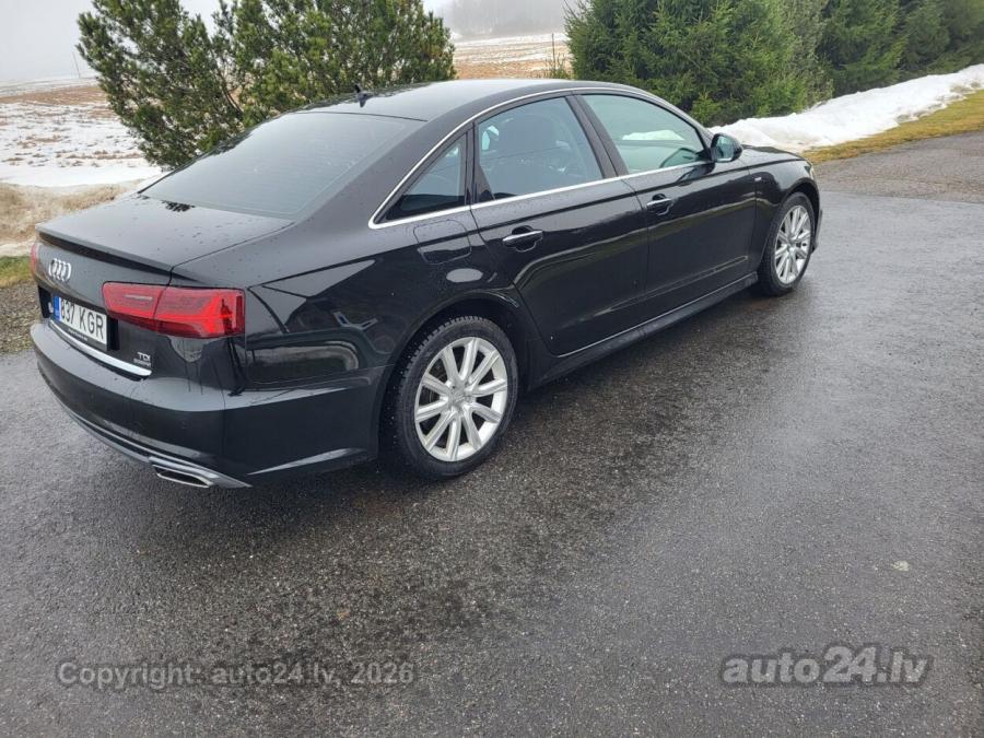 Black Audi A6 2015 in Tallinn, with an engine capacity of 3.00 L and mileage of 225 thousand km for 15900 €, photo 4 on AUTOMOTO.COM.LV