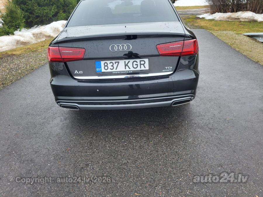 Black Audi A6 2015 in Tallinn, with an engine capacity of 3.00 L and mileage of 225 thousand km for 15900 €, photo 5 on AUTOMOTO.COM.LV