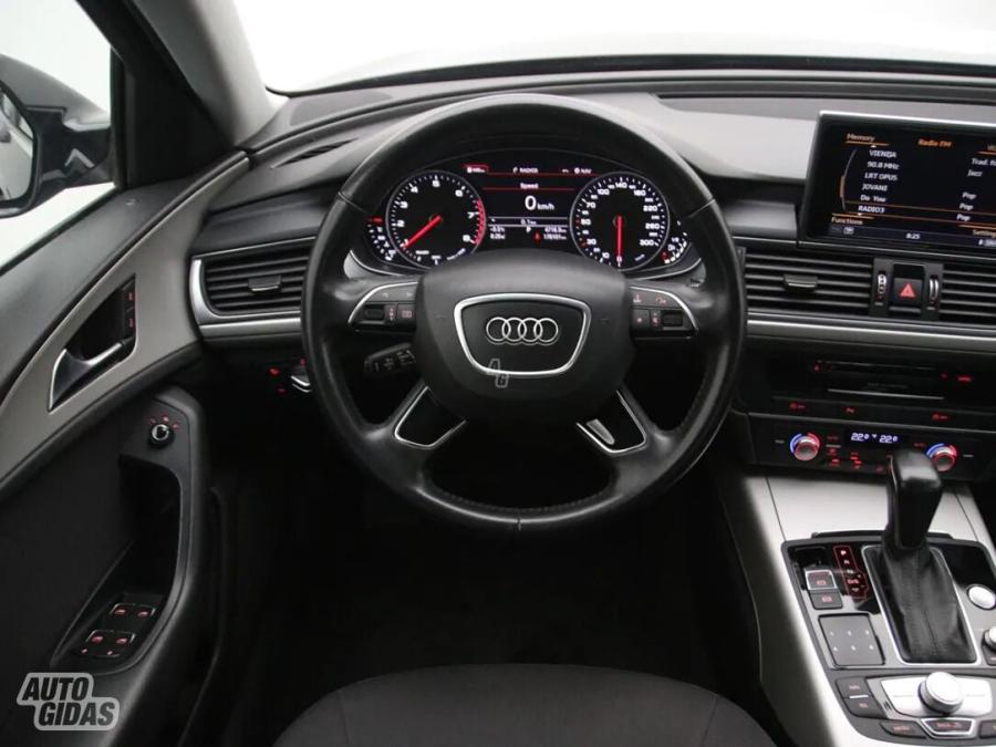 Black Audi A6 2015 in Vilnius, with an engine capacity of 1.80 L and mileage of 178 thousand km for 13699 €, photo 18 on AUTOMOTO.COM.LV