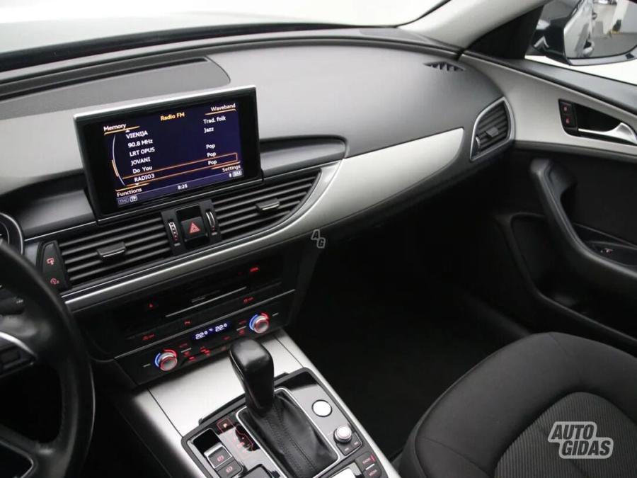 Black Audi A6 2015 in Vilnius, with an engine capacity of 1.80 L and mileage of 178 thousand km for 13699 €, photo 22 on AUTOMOTO.COM.LV