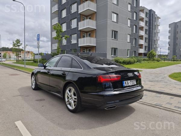 Black Audi A6 2015 in Riga, with an engine capacity of 3.00 L and mileage of 167 thousand km for 14900 €, photo 3 on AUTOMOTO.COM.LV
