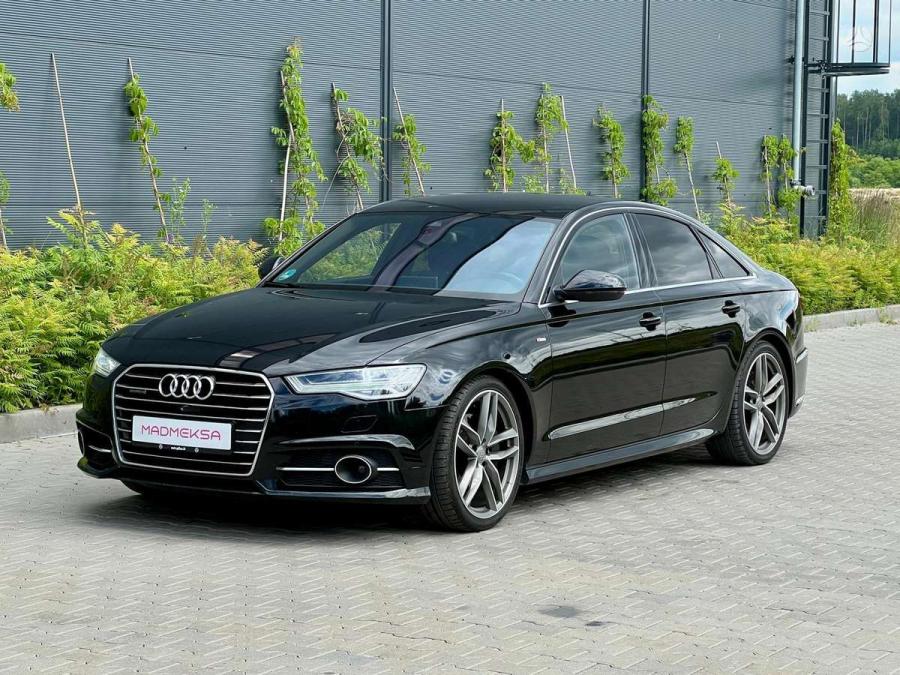 Melns Audi A6 2015 Viļņa, ar dzinēja tilpumu 2.97 L un nobraukumu 280 tūkst. km par 14950 €, foto 10 vietnē AUTOMOTO.COM.LV