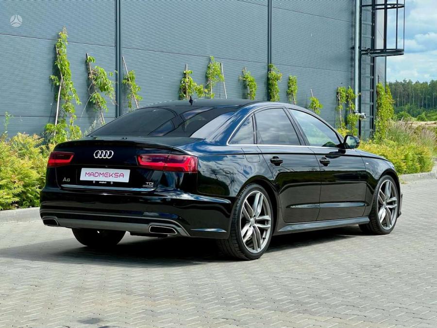 Melns Audi A6 2015 Viļņa, ar dzinēja tilpumu 2.97 L un nobraukumu 280 tūkst. km par 14950 €, foto 11 vietnē AUTOMOTO.COM.LV