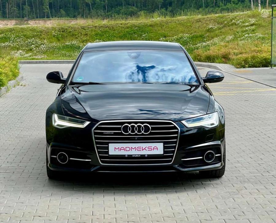 Melns Audi A6 2015 Viļņa, ar dzinēja tilpumu 2.97 L un nobraukumu 280 tūkst. km par 14950 €, foto 12 vietnē AUTOMOTO.COM.LV