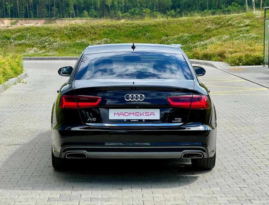 Melns Audi A6 2015 Viļņa, ar dzinēja tilpumu 2.97 L un nobraukumu 280 tūkst. km par 14950 €, foto 13 vietnē AUTOMOTO.COM.LV
