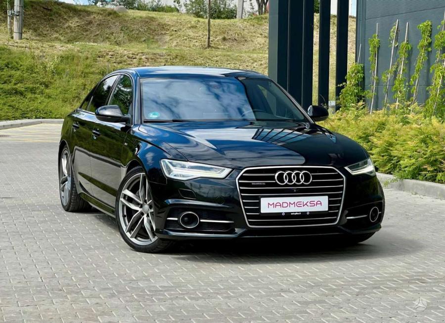 Melns Audi A6 2015 Viļņa, ar dzinēja tilpumu 2.97 L un nobraukumu 280 tūkst. km par 14950 €, foto 18 vietnē AUTOMOTO.COM.LV