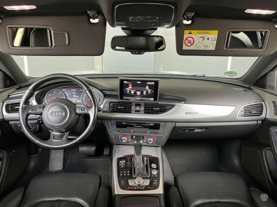 Melns Audi A6 2015 Viļņa, ar dzinēja tilpumu 2.97 L un nobraukumu 280 tūkst. km par 14950 €, foto 27 vietnē AUTOMOTO.COM.LV