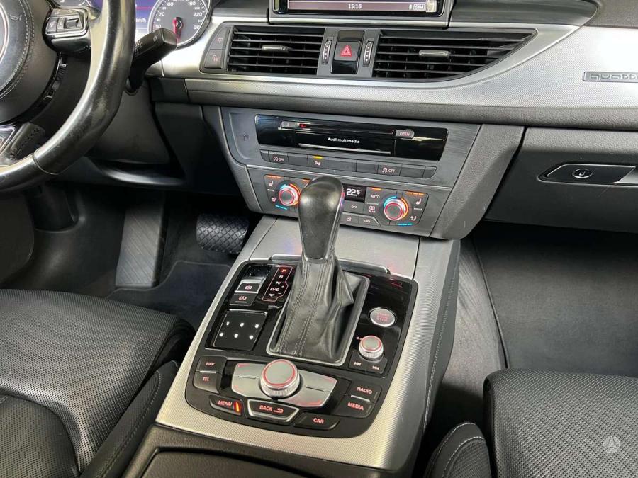 Melns Audi A6 2015 Viļņa, ar dzinēja tilpumu 2.97 L un nobraukumu 280 tūkst. km par 14950 €, foto 36 vietnē AUTOMOTO.COM.LV