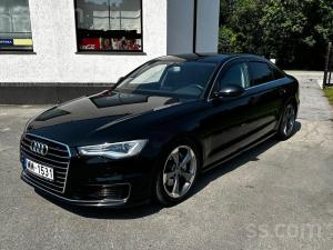 Black Audi A6 2015 in Jurmala, with an engine capacity of 1.80 L and mileage of 209 thousand km for 11800 €, photo  on AUTOMOTO.COM.LV