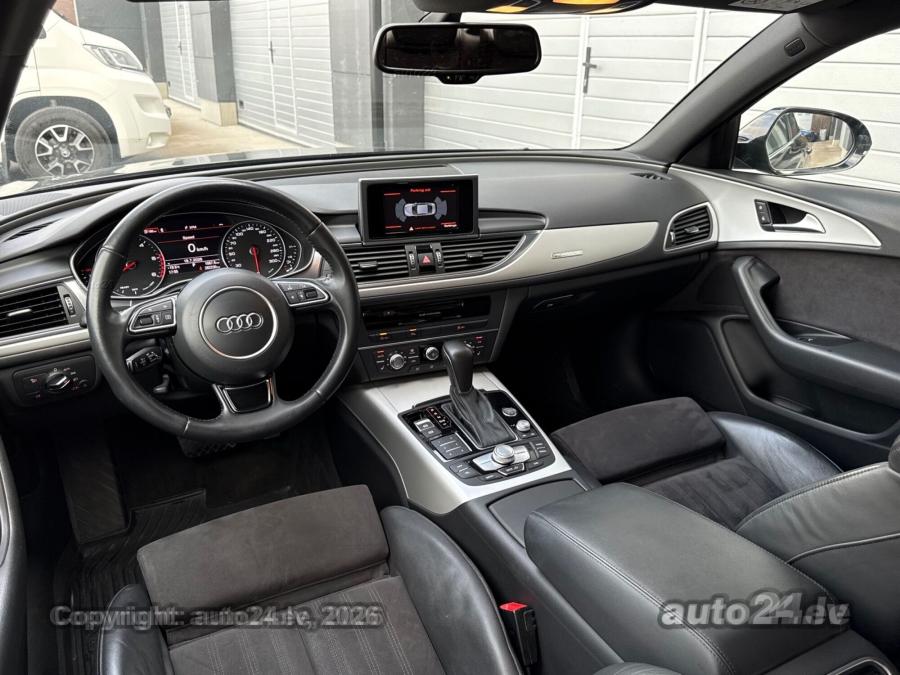 Black Audi A6 2015 in Tallinn, with an engine capacity of 3.00 L and mileage of 282 thousand km for 11999 €, photo 9 on AUTOMOTO.COM.LV