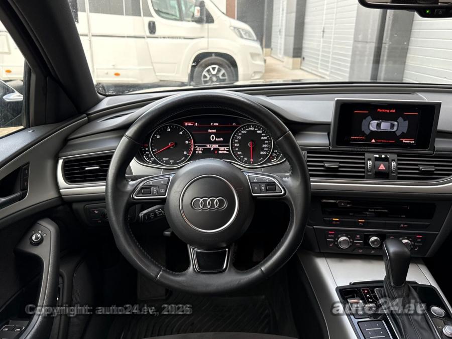 Black Audi A6 2015 in Tallinn, with an engine capacity of 3.00 L and mileage of 282 thousand km for 11999 €, photo 10 on AUTOMOTO.COM.LV