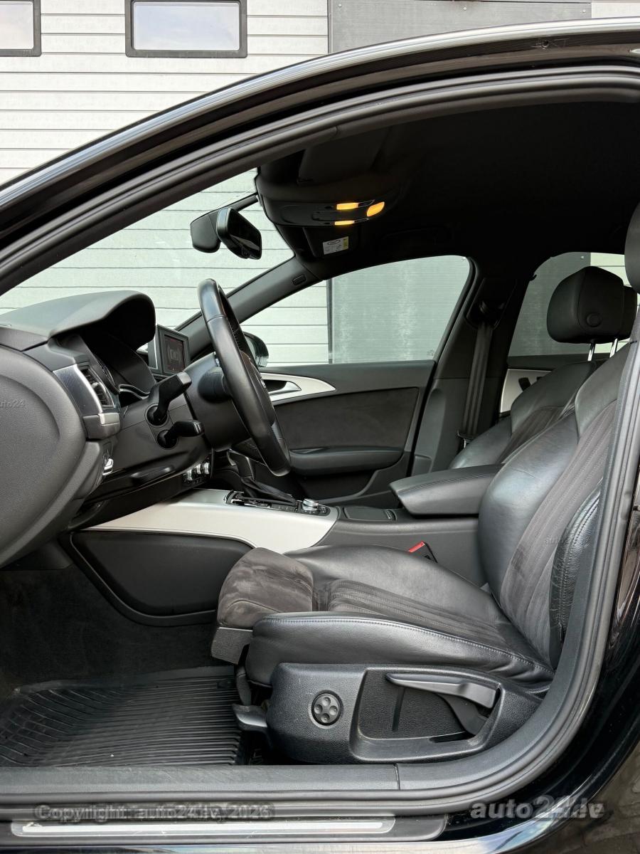 Black Audi A6 2015 in Tallinn, with an engine capacity of 3.00 L and mileage of 282 thousand km for 11999 €, photo 12 on AUTOMOTO.COM.LV