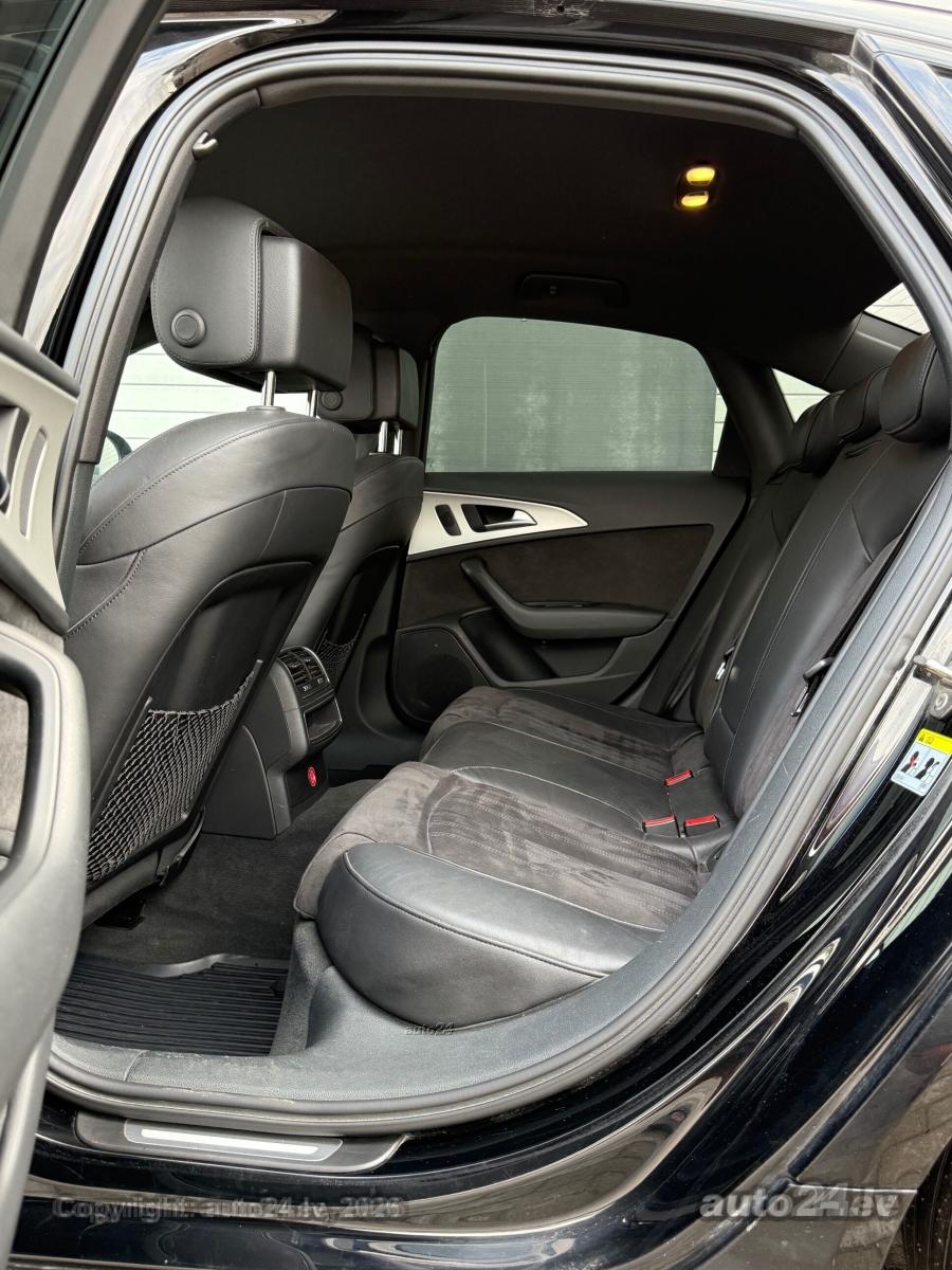 Black Audi A6 2015 in Tallinn, with an engine capacity of 3.00 L and mileage of 282 thousand km for 11999 €, photo 13 on AUTOMOTO.COM.LV