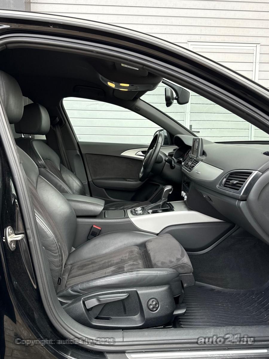 Black Audi A6 2015 in Tallinn, with an engine capacity of 3.00 L and mileage of 282 thousand km for 11999 €, photo 14 on AUTOMOTO.COM.LV