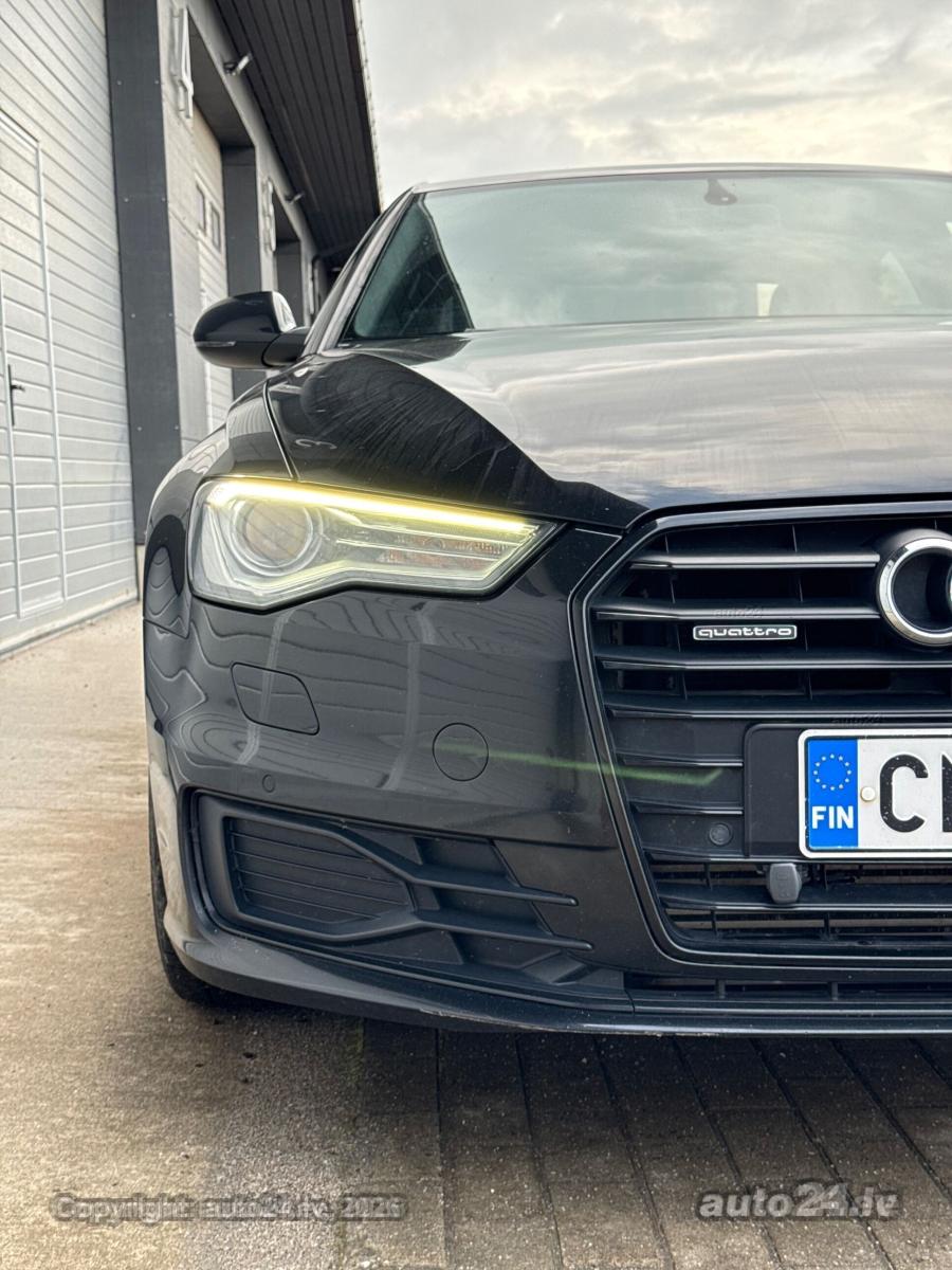 Black Audi A6 2015 in Tallinn, with an engine capacity of 3.00 L and mileage of 282 thousand km for 11999 €, photo 19 on AUTOMOTO.COM.LV