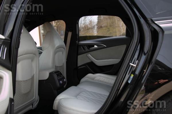 Black Audi A6 2015 in Tukums, with an engine capacity of 3.00 L and mileage of 235 thousand km for 18990 €, photo 10 on AUTOMOTO.COM.LV